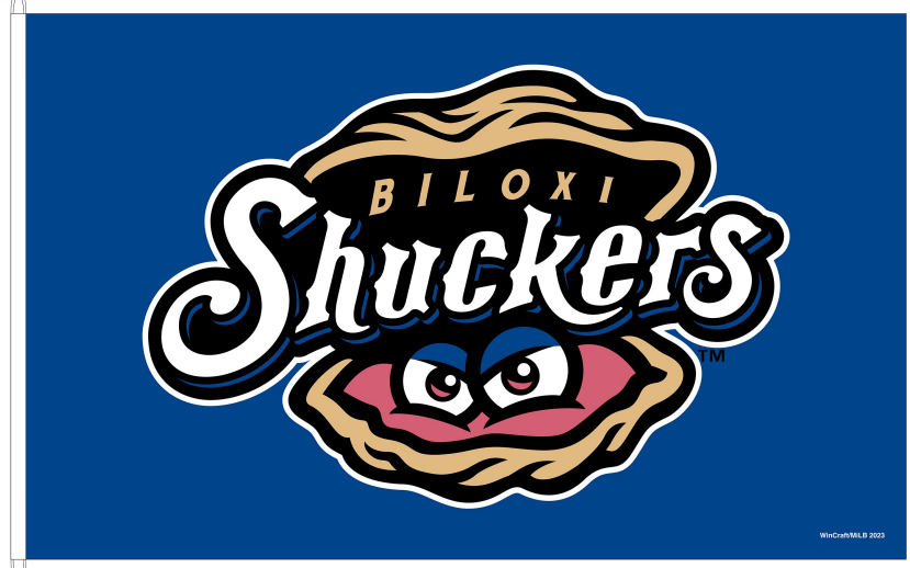 3' x 5' Flag – Biloxi Shuckers